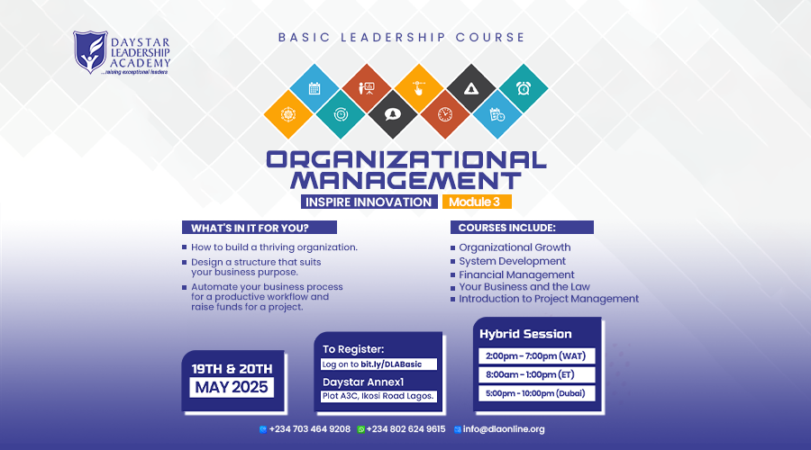 Daystar Christian Centre - raising role models.